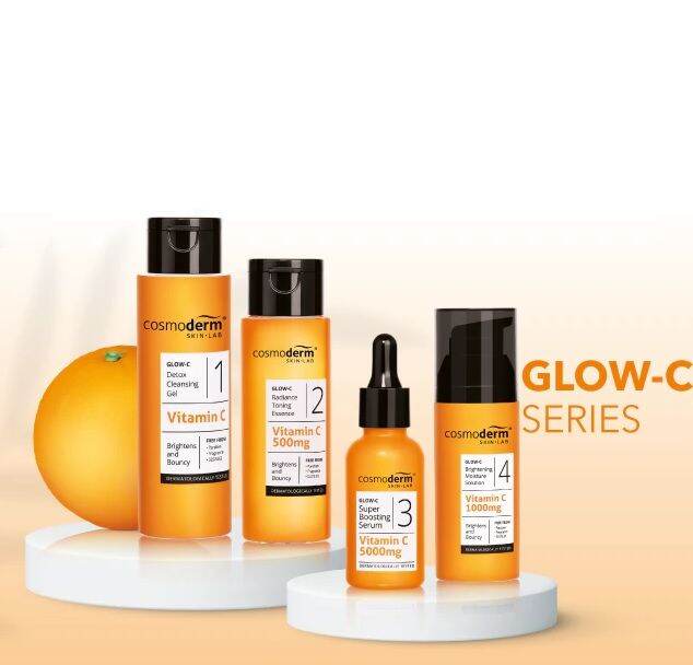 Cosmoderm Glow-C Brightening Vitamin C Moisturizer / Tonning Essence ...