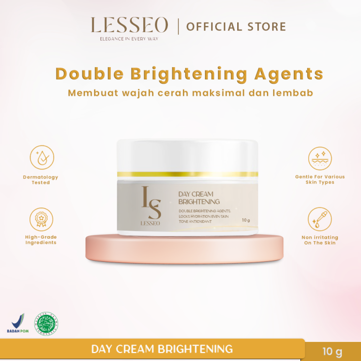 LESSEO【BPOM】- Day Cream Brightening 10g | Lazada Indonesia
