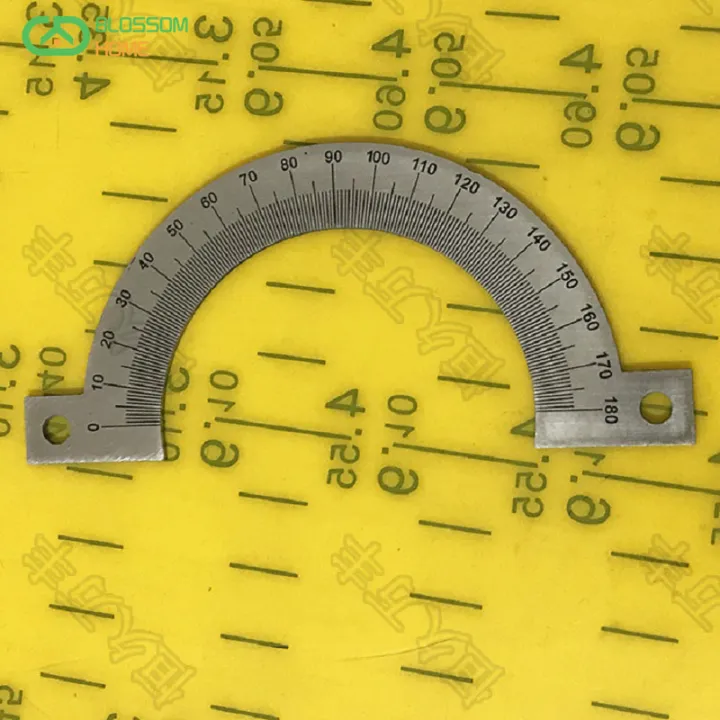 Outer Diameter 76mm Thickness 1mm 180 Degree Semi-Circular Dial With ...