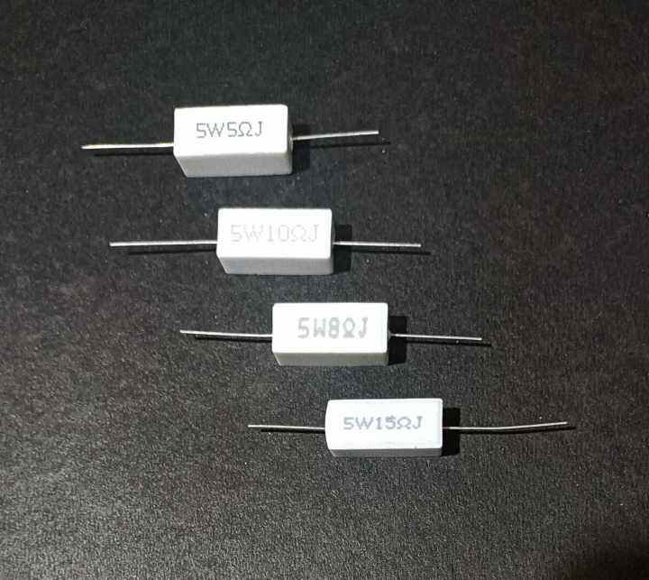 1PC. 5W 10 OHMS CERAMIC WIREWOUND RESISTOR 5% TOLERANCE, 5W with OTHER ...