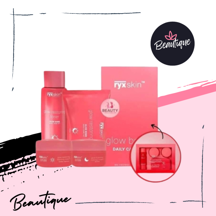 RYX GLOW BOMB DAILY CARE KIT DERMA SET | Lazada PH