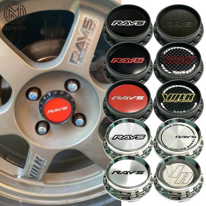 Style 1PC 67/62mm RAYS wheel center cap for VOLK VR rims center cap ...