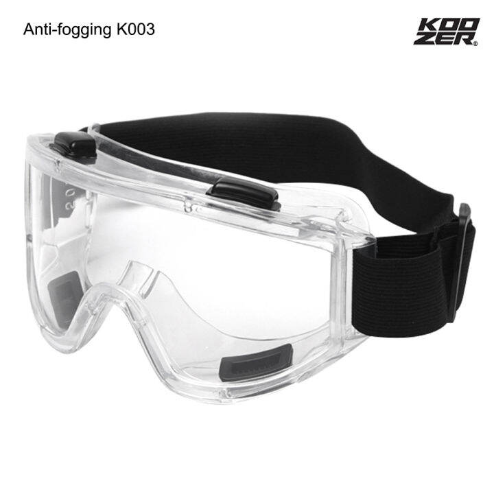 Koozer Safety Goggles Anti-fog Anti-splash Enclosed Dust-proof Safety ...