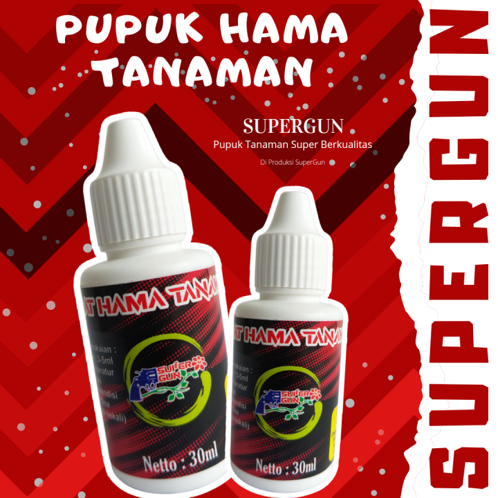 Obat Anti Hama Supergun 30ml Mengobati & Melindungi Tanaman Dari Hama ...