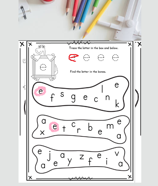 I-Spy A-Z Letters ABC Tracing Worksheets Activity Passages Preschool ...