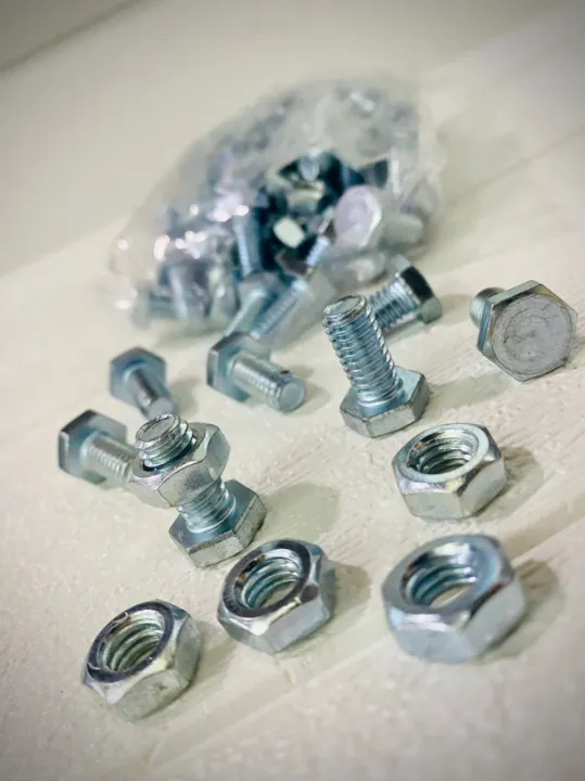 STAINLESS STEEL BRACKET NUTS SKRU ( 4PCS ) SIX ANGLE SCREW NUT SET ...