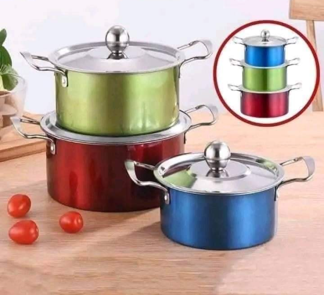 New 3 Set Stock Pot | Lazada PH