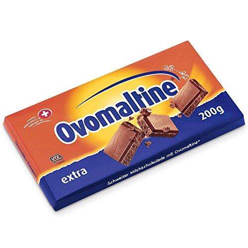Ovomaltine of Switzerland chocolate bar EXTRA -200g BBF 25/05/24 ...