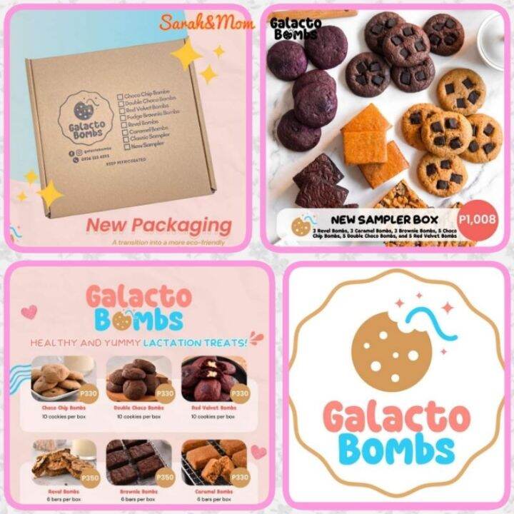 Galacto bombs Lactation Cookies / Galactobombs Lactation Treats Goodies / Revel Bars | Lazada PH