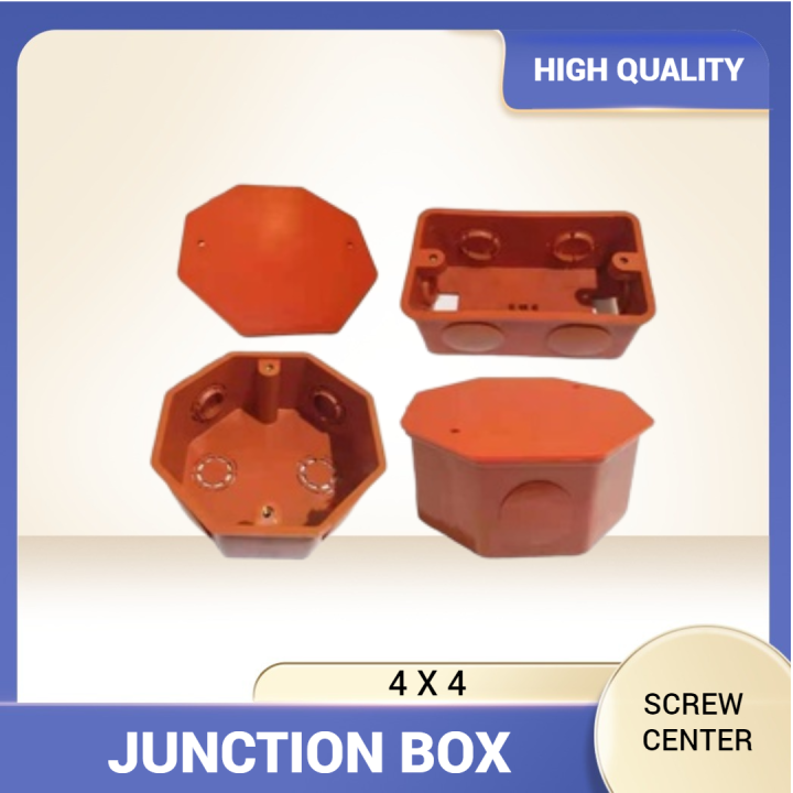 JUNCTION BOX / UTILITY BOX / COVER PVC ORANGE | Lazada PH