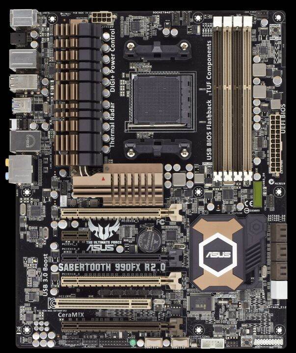 ASUS SABERTOOTH 990FX R2.0 AMD Soket AM3+ DDR3 ::. | Lazada Indonesia