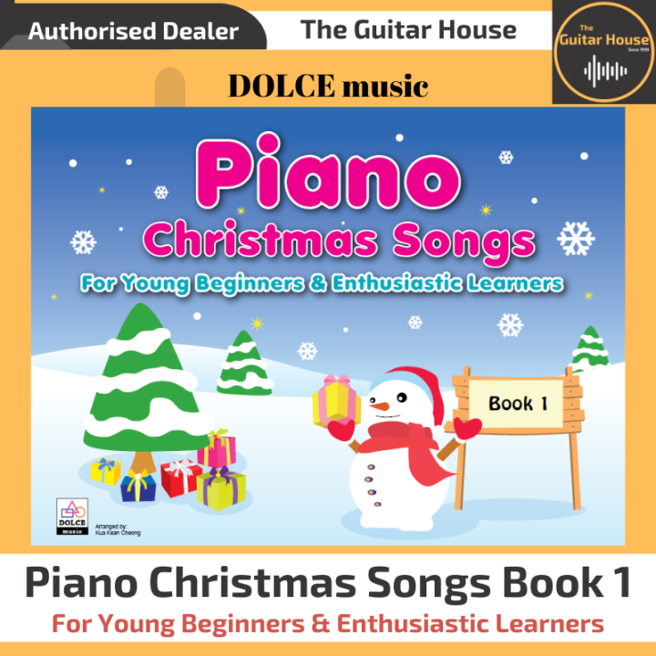 DOLCE Music Piano Christmas Songs Book 1 (For Young Beginners ...