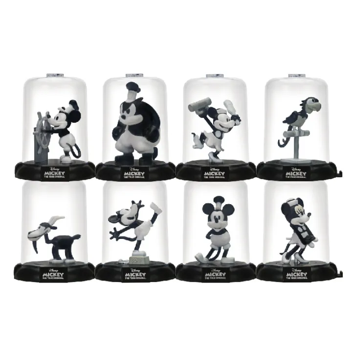 Genuine Disney blind box Minnie Mickey blind bag 90th anniversary black ...