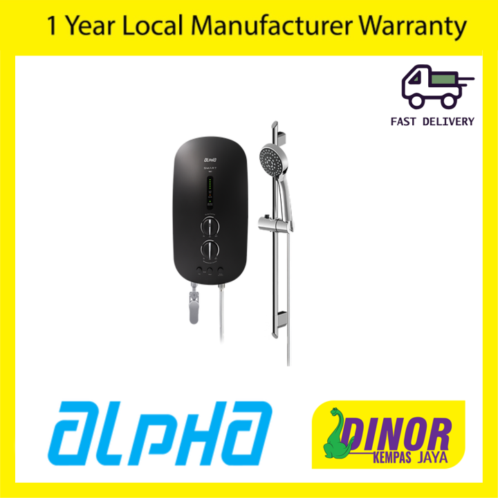 ALPHA WATER HEATER DC Pump SMART-18i Matt/Black | Lazada