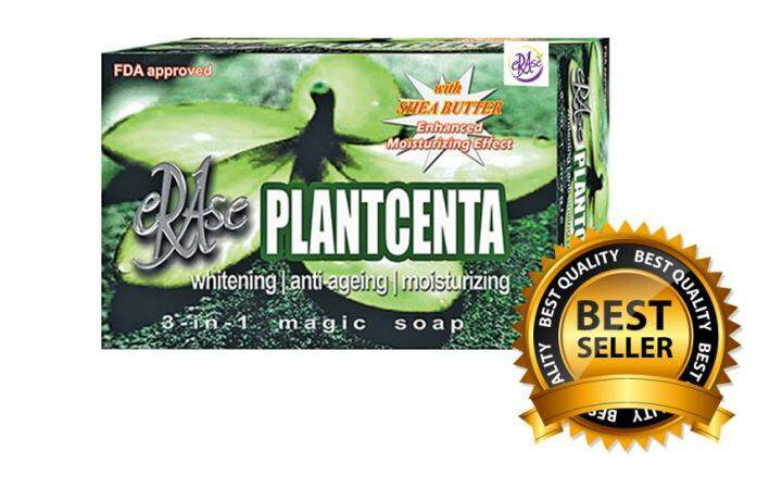 Erase Placenta Soap SHEA BUTTER Enhanced Moisturizing Effect 135g ...