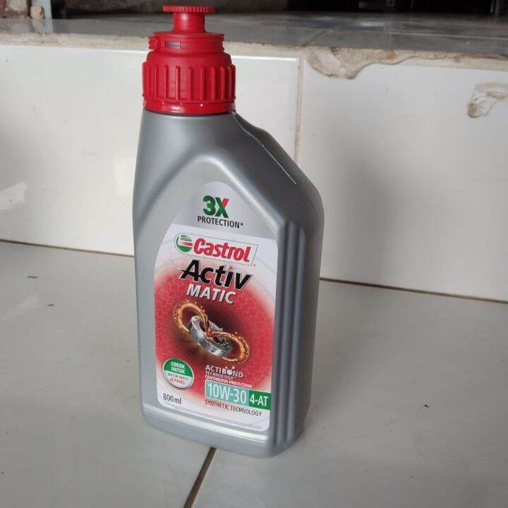 CASTROL ACTIV MOTOR MATIC 800ML 10W30 4-AT | Lazada Indonesia