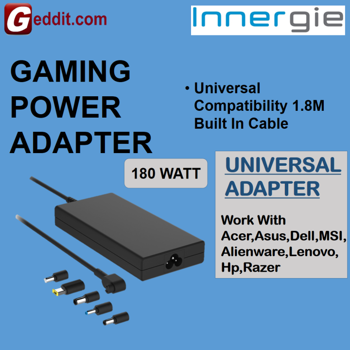 Innergie 180G Gaming Laptop 180W Ultra Slim Charger Power Adapter for ...