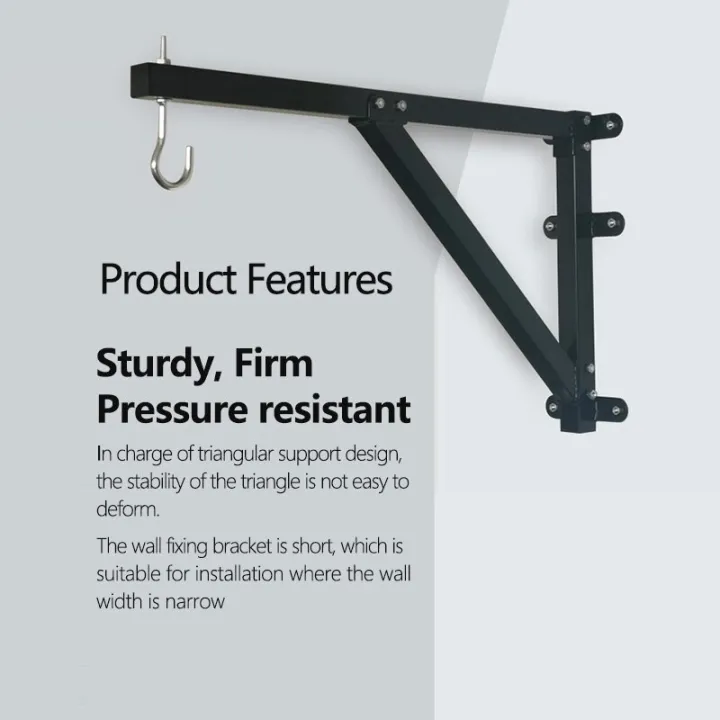 Heavy Duty Punch Bag Standard Wall Bracket Steel Mount Hanging Stand Boxing | Lazada PH