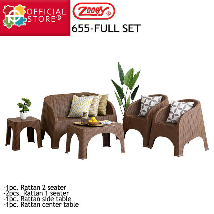 Zooey Modern Rattan Sala Set Stock No. 655 | Lazada PH