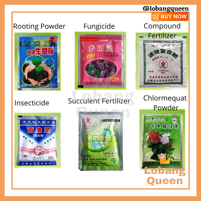 1 PACK FERTILIZER FUNGICIDE PESTICIDE INSECTICIDE ROOTING POWDER | Lazada