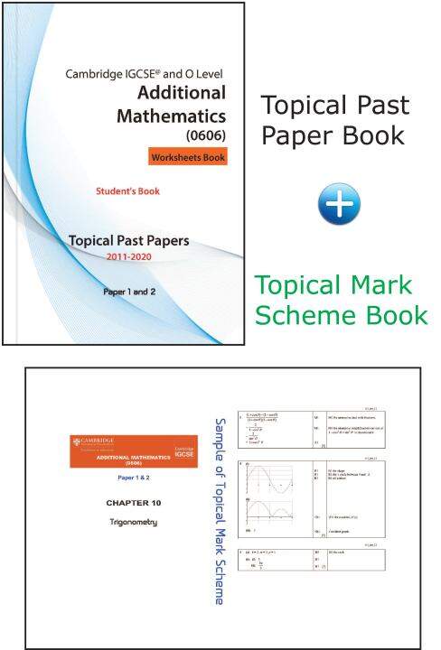 Cambridge IGCSE Additional Mathematics (0606)-Topical Past Papers ...
