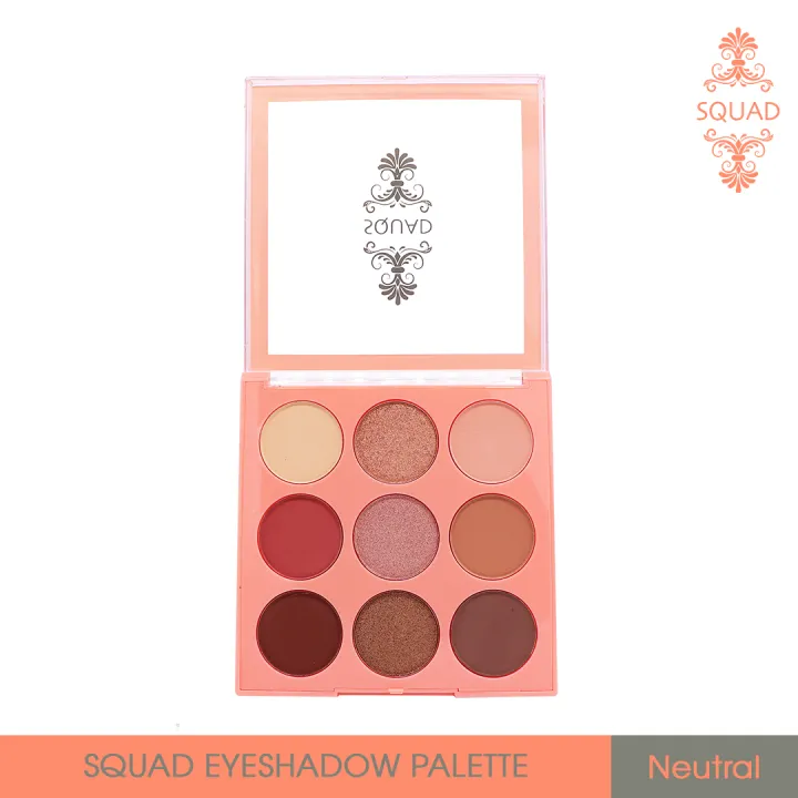 SQUAD COSMETICS Neutral Squad Eyeshadow Palette 88.8g | Lazada PH