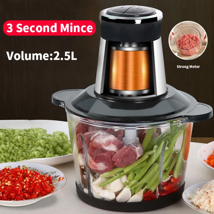 Meat Grinder Multifunctional Electrical Meat Mincer Vegetable Grinder 2 ...