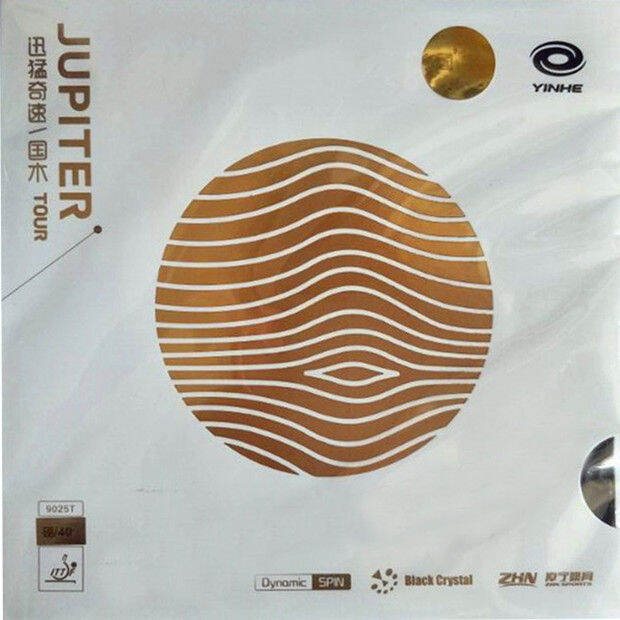 YINHE special forehand rubber national jupiter black sponge table ...