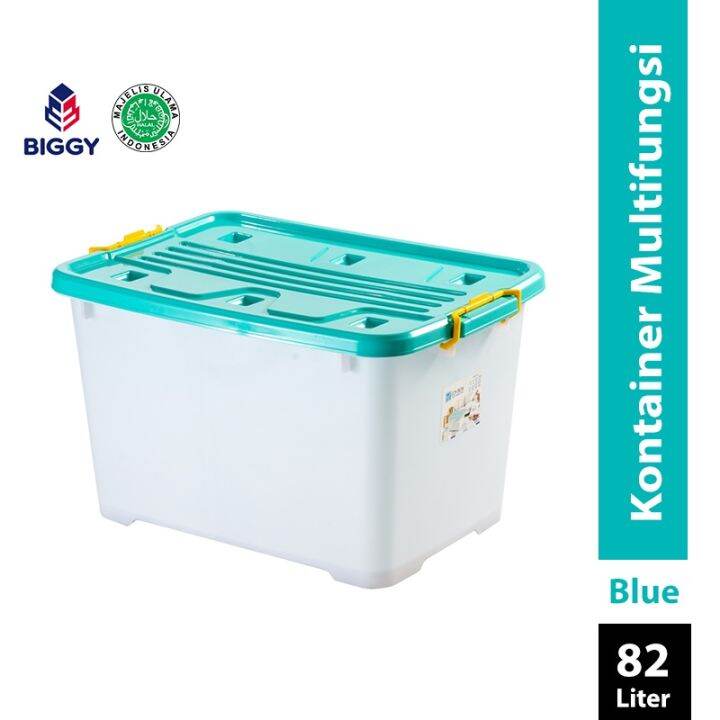 EZY CONTAINER BOX 82 LITER DENGAN RODA | Lazada Indonesia