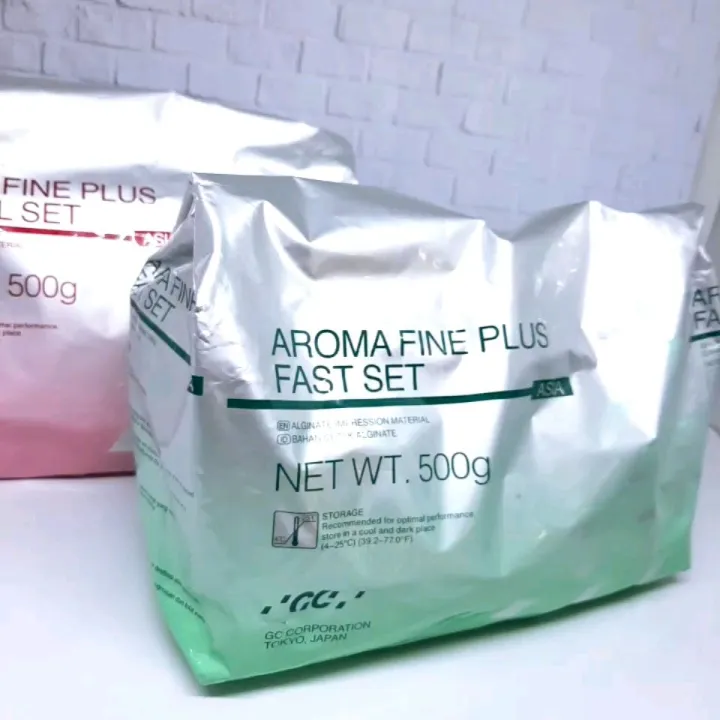 ALGINAT AROMA FINE PLUS / ALGINATE BAHAN CETAK GIGI / NORMAL SET / FAST ...