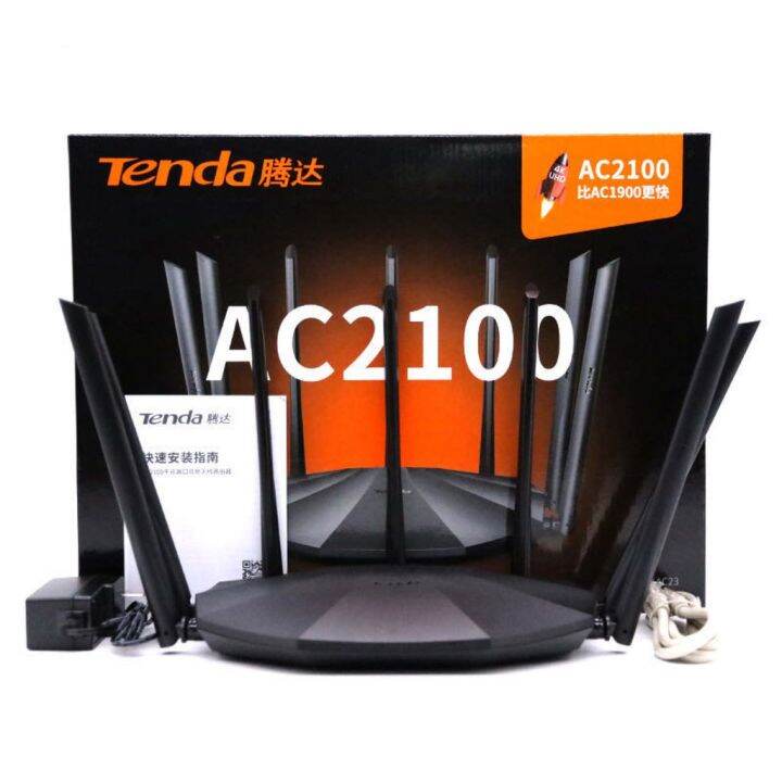 Tenda AC23 AC2100 Dual Band Gigabit WiFi Router | Lazada PH