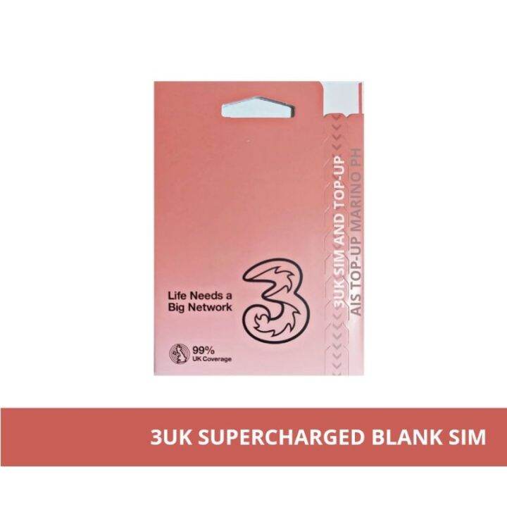 3UK Supercharged 5G Ready SIM for Seafarers | Lazada PH