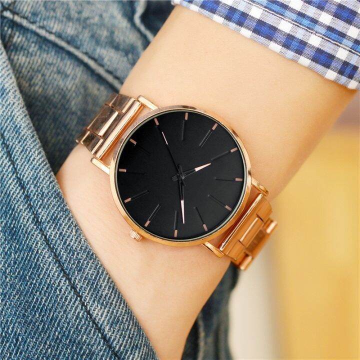 New Men's Business Steel Band Watch Simple Scale Thin Quartz Watch ...