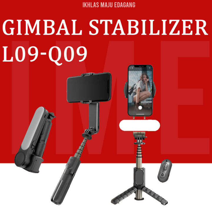 3 Color Adjustable Gimbal L09 / Gimbal Q09 with Light Stabilizer ...