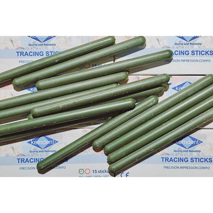 cU4Kemdent, Dental Green Tracing Stick, Precision Impression Compound ...