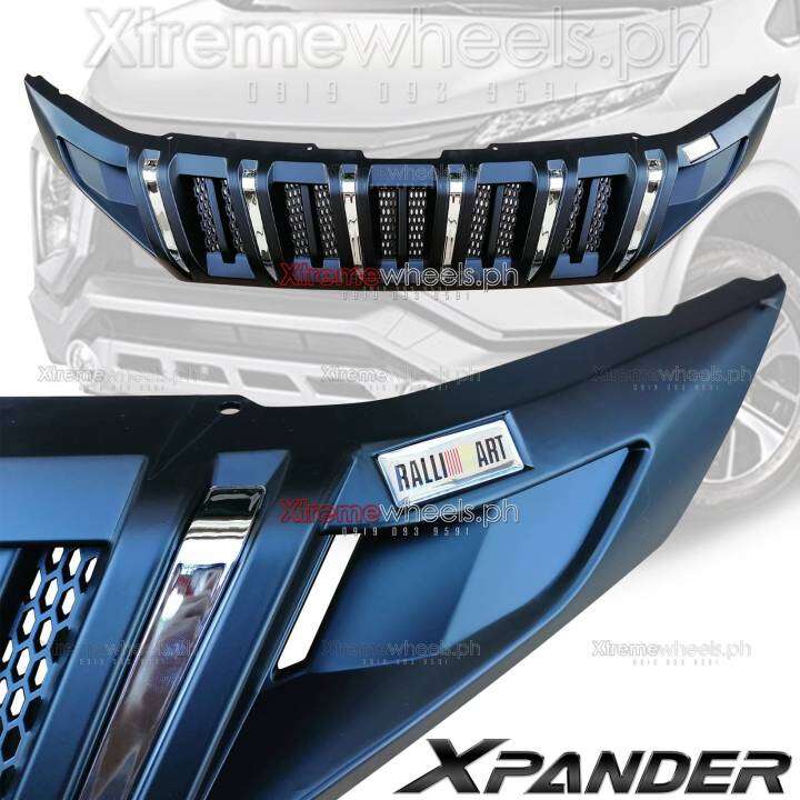 Mitsubishi Xpander 2018-2021 Apollo Front Grill Matte Black with Chrome ...