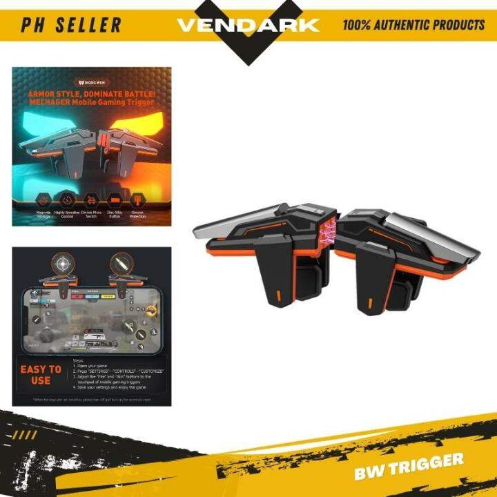 BW Mobile Gaming Trigger L1R1 for PUBG CODM ROS with Zero Latency for ...