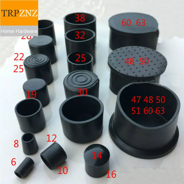 Pvc Soft Rubber Rubber Round Tube Foot Cover Stainless Steel Tube ...