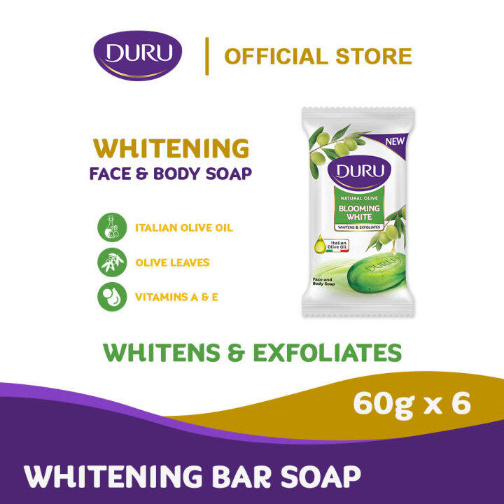 DURU Blooming White beauty Soap 60g - Pack of 6 | Lazada PH