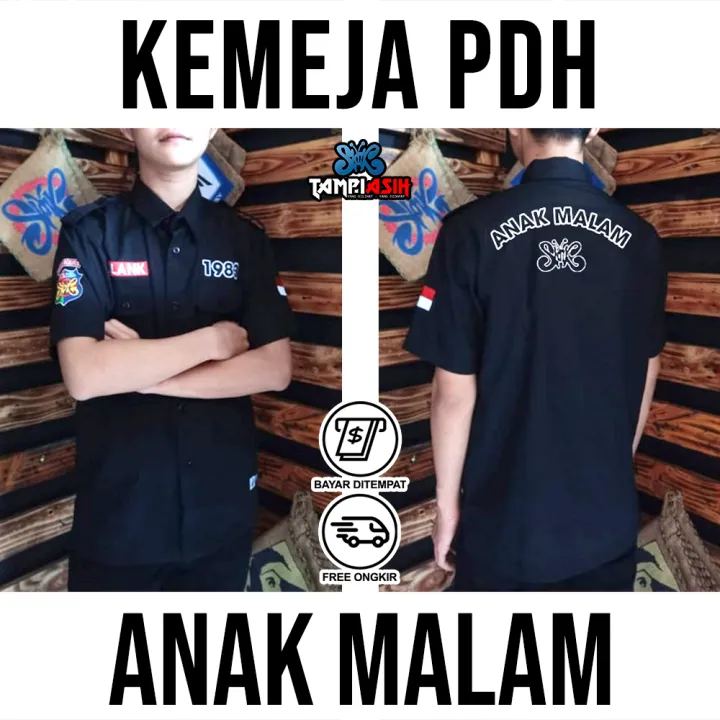 TAMPIASIH DISTRO SLANK STORE/KEMEJA PDH SLANK/ANAK MALAM/PDL SERAGAM ...