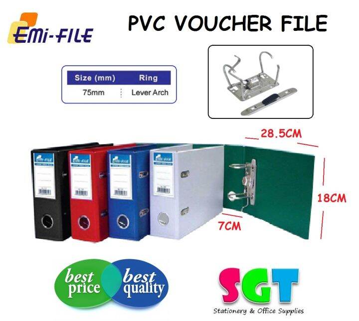 Emi-File PVC Voucher File 747 | Lazada