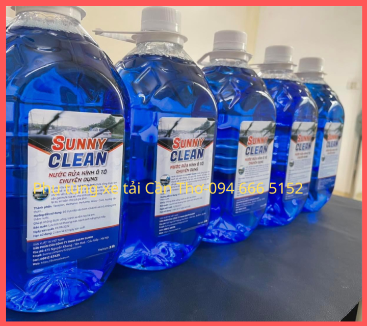 Nước rửa kính ô tô chuyên dụng Sunny Clean-Chai 2L-Công nghệ Châu Âu | Lazada.vn