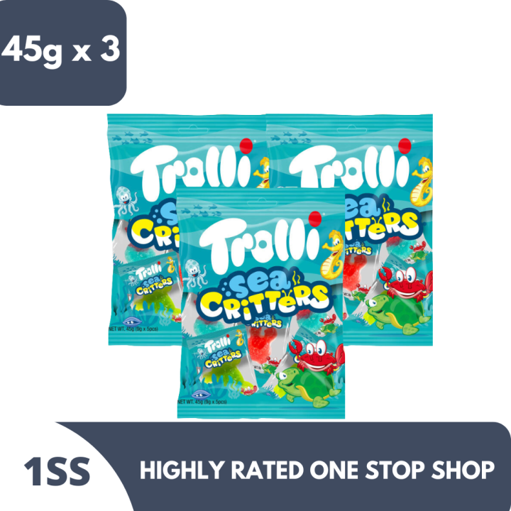 Trolli Sea Critters 45g x 3 | Lazada PH