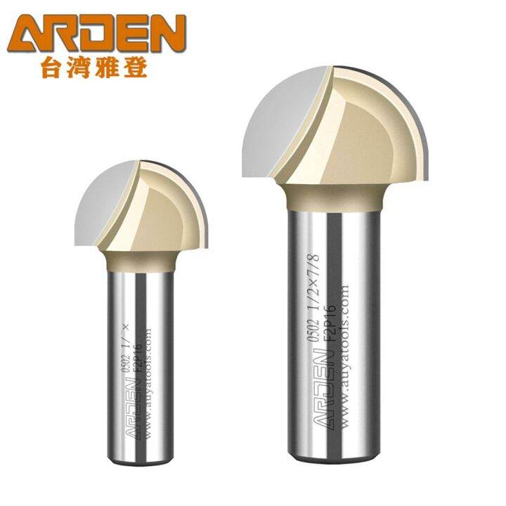 ARDEN Core Box Bit Carbide Round Bottom Groove Milling Cutter Radius ...