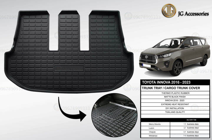 TOYOTA INNOVA 2016 2017 2018 2019 2020 2021 2022 TRUNK TRAY / CARGO ...