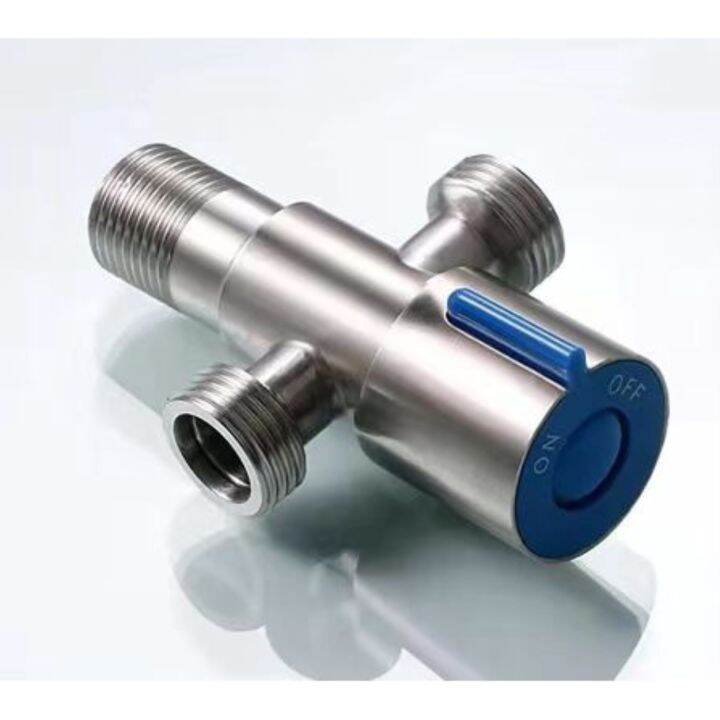 SUS 304 stainless 3 way angle valve 1/2X1/2 308 | Lazada PH