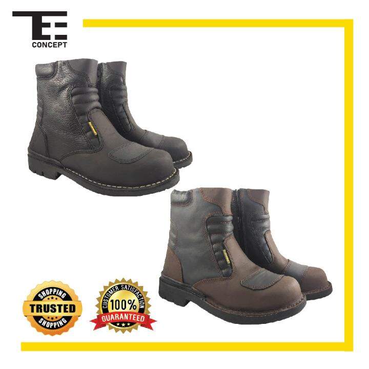 Kasut Keselamatan ROCK HAMMER New Design 2023/Leather Safety Boots ...