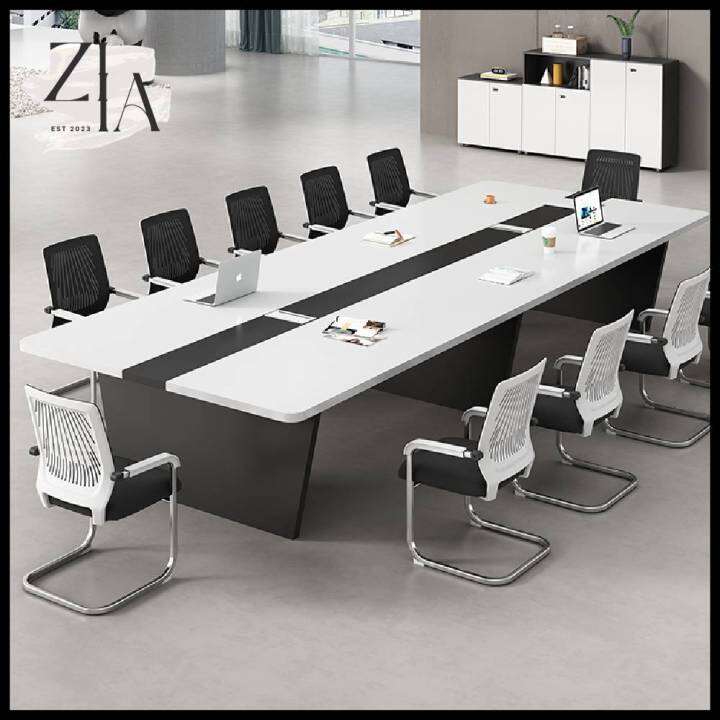 Conference room long table with simple modern design table chair with ...