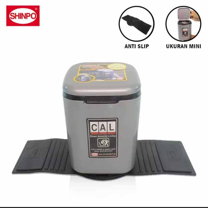 Tempat Sampah Plastik Portable 2 L Bonus Alas Karet SG Speed Mobile ...