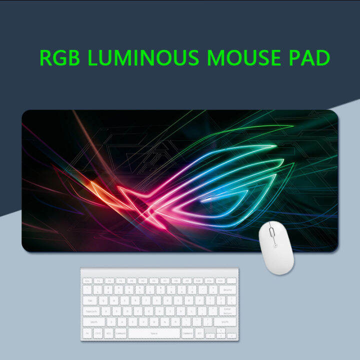 【Manila Stock】WONDER ROG RGB Mousepad Gaming RGB Mouse Pad ROG Mouse ...